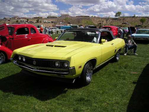 Pat Chapman's 1970 Torino Cobra and Bill Bethke's 1970 Torino Convertible